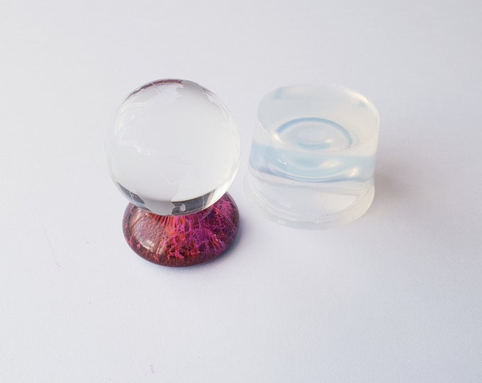 29 X 10 Mm Crystal Sphere Stand Mold for Resin - Etsy UK
