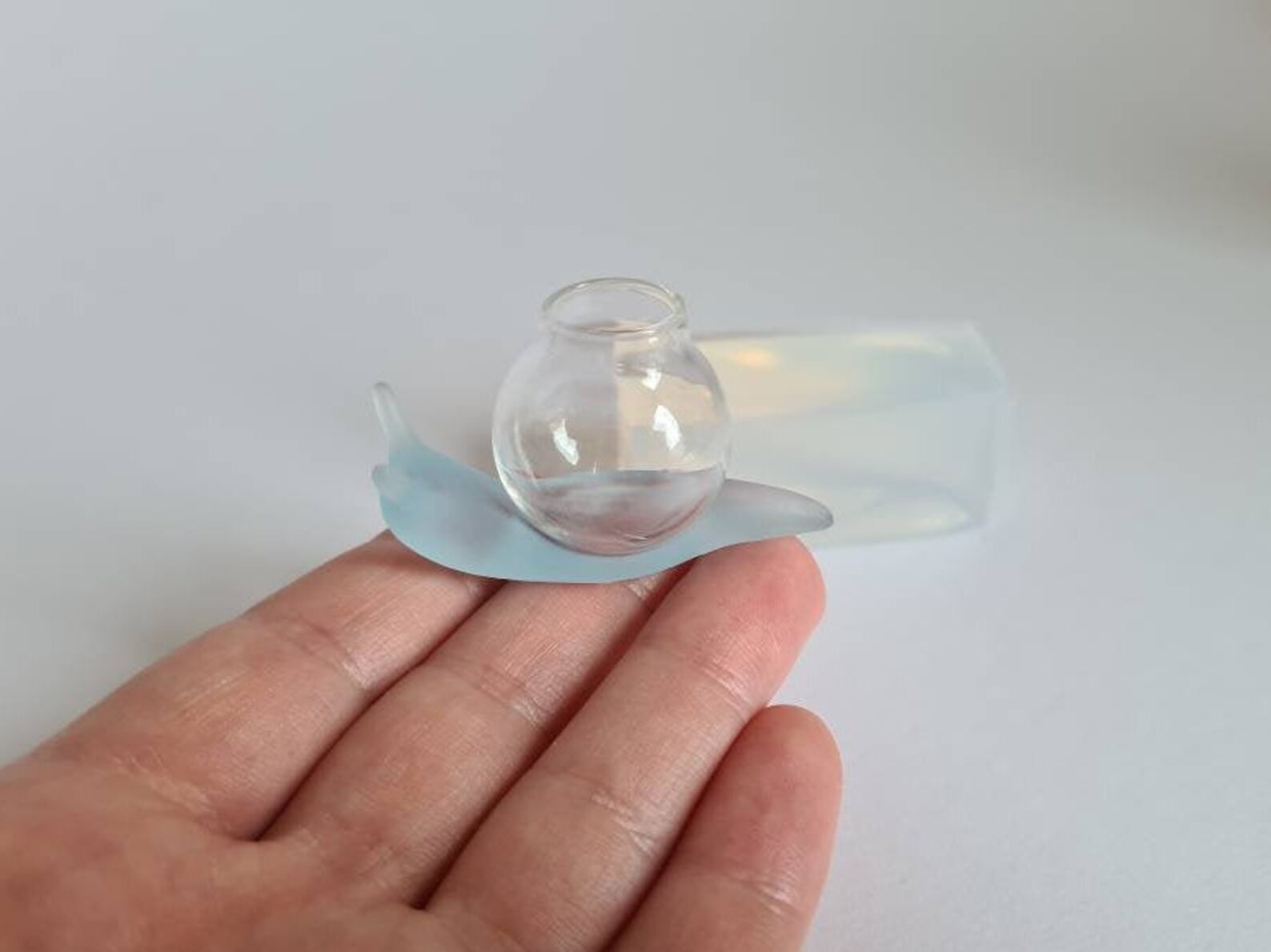 48 x 20 mm snail slug silicone mold for resin glass bowls | Etsy