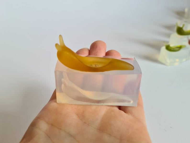 Mould for Resin Snail Slug 48 X 20 Mm Transparent Silicone - Etsy