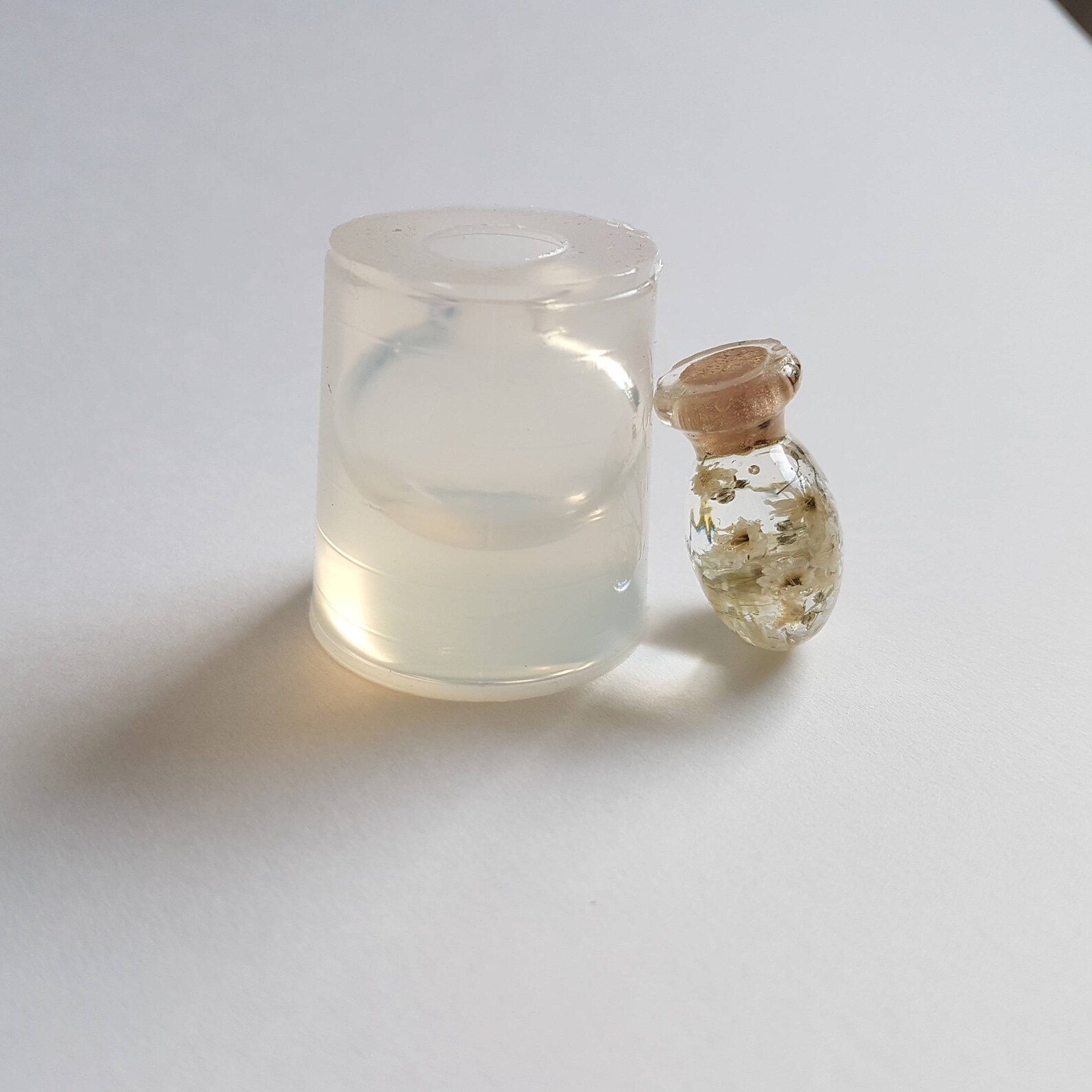 Bottle Clear Transparent Silicone Mould for Resin Jewellery H 28 X 22/ ...