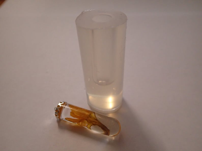 Cylinder/ tube silicone mould for resin jewellery H40 x 10 mm | Etsy