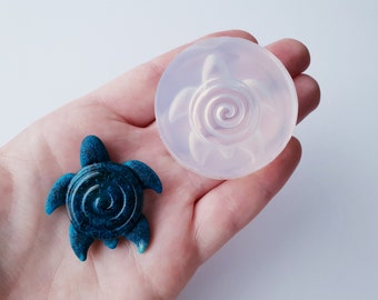 41 X 39 Mm Urchin Shell Turtle Silicone Mould for Resin | Etsy UK