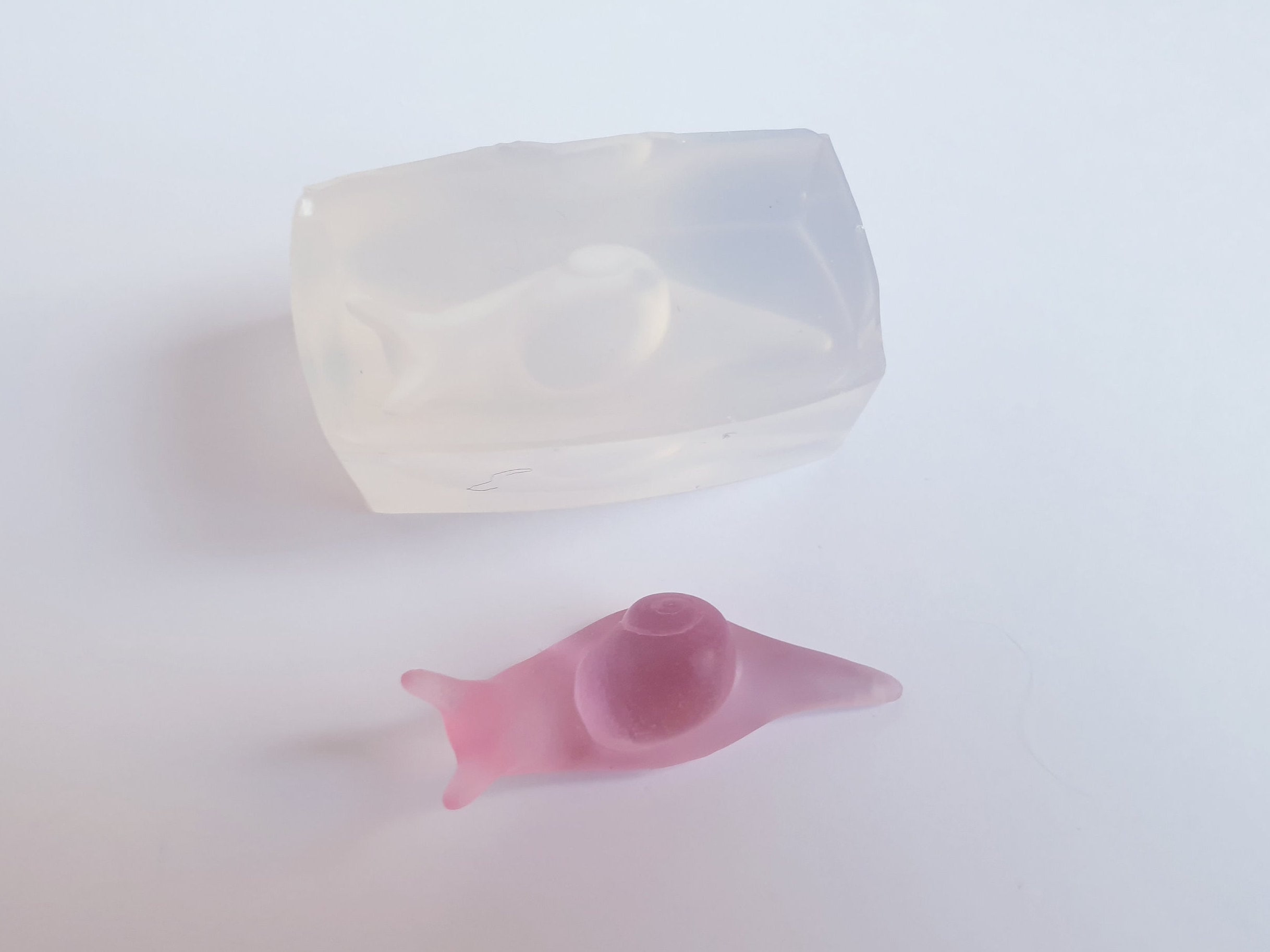 Snail With Shell Clear Silicone Mould for Resin Jewellery and | Etsy UK