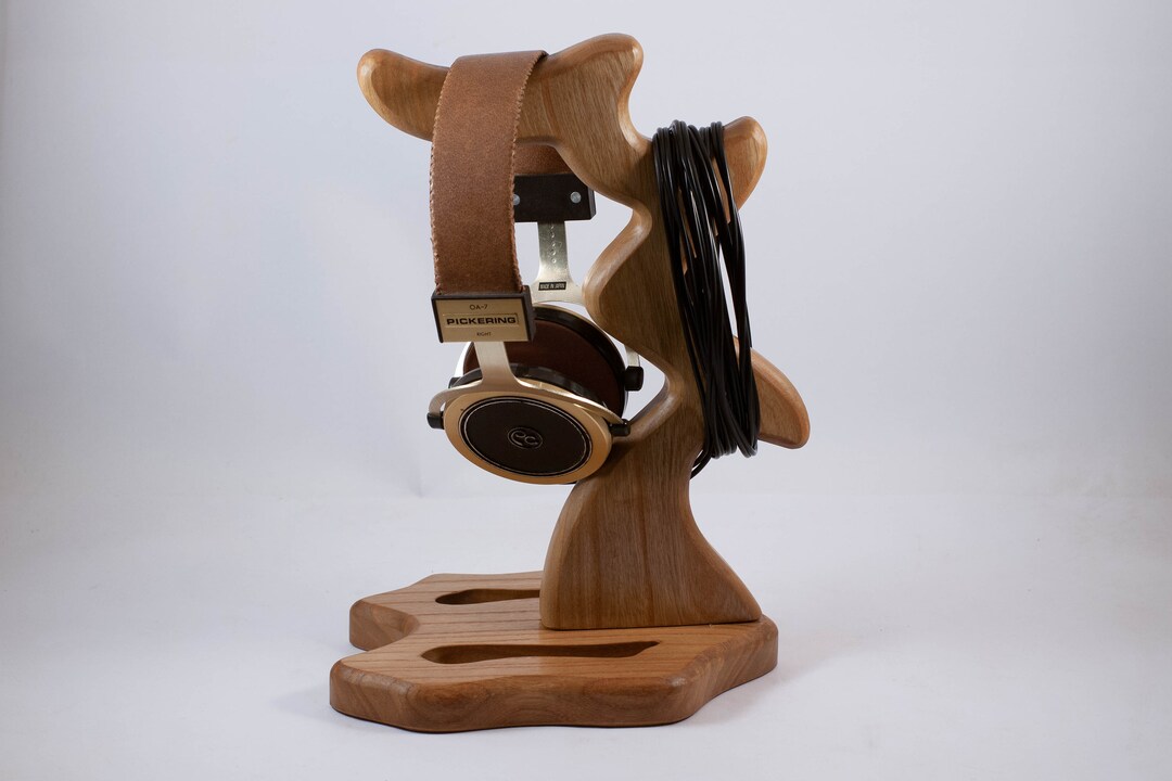Wooden Headphone Holder, Headphone Stand, Headphone Hanger - Etsy