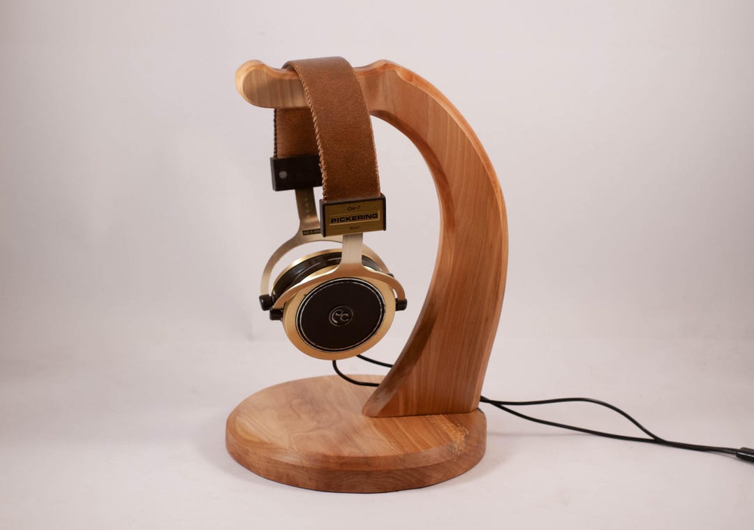 Wooden Headphone Holder, Headphone Stand, Headphone Hanger - Etsy