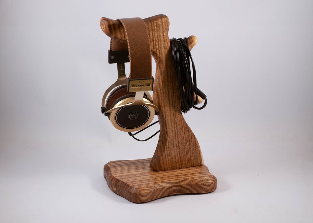 Wooden Headphone Holder, Headphone Stand, Headphone Hanger - Etsy