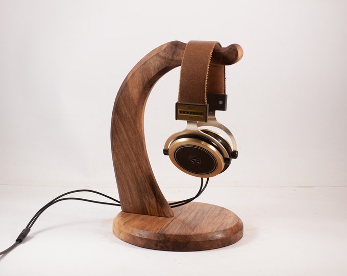 Wooden Headphone Holder, Headphone Stand, Headphone Hanger - Etsy