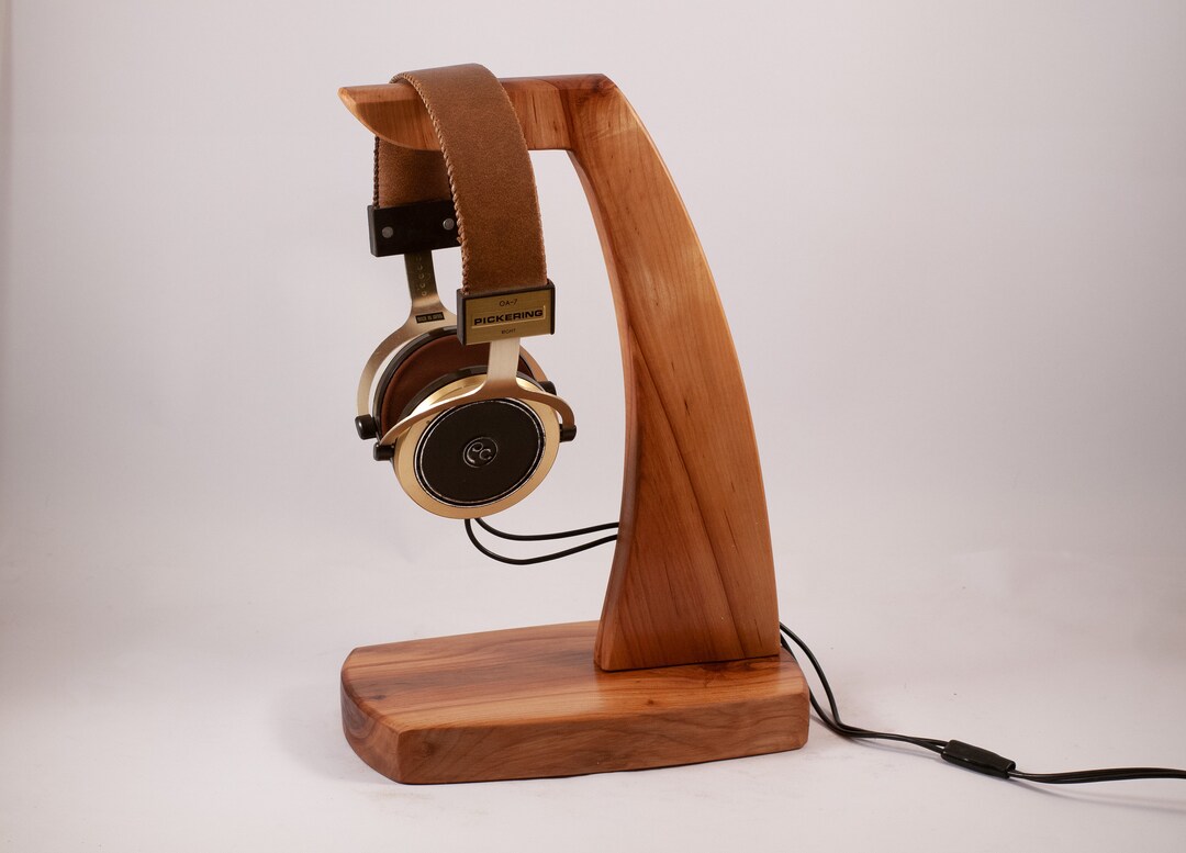 Wooden Headphone Holder, Headphone Stand, Headphone Hanger - Etsy