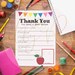 Printable Teacher Appreciation Letter for Kids Thank You Note, Perfect ...