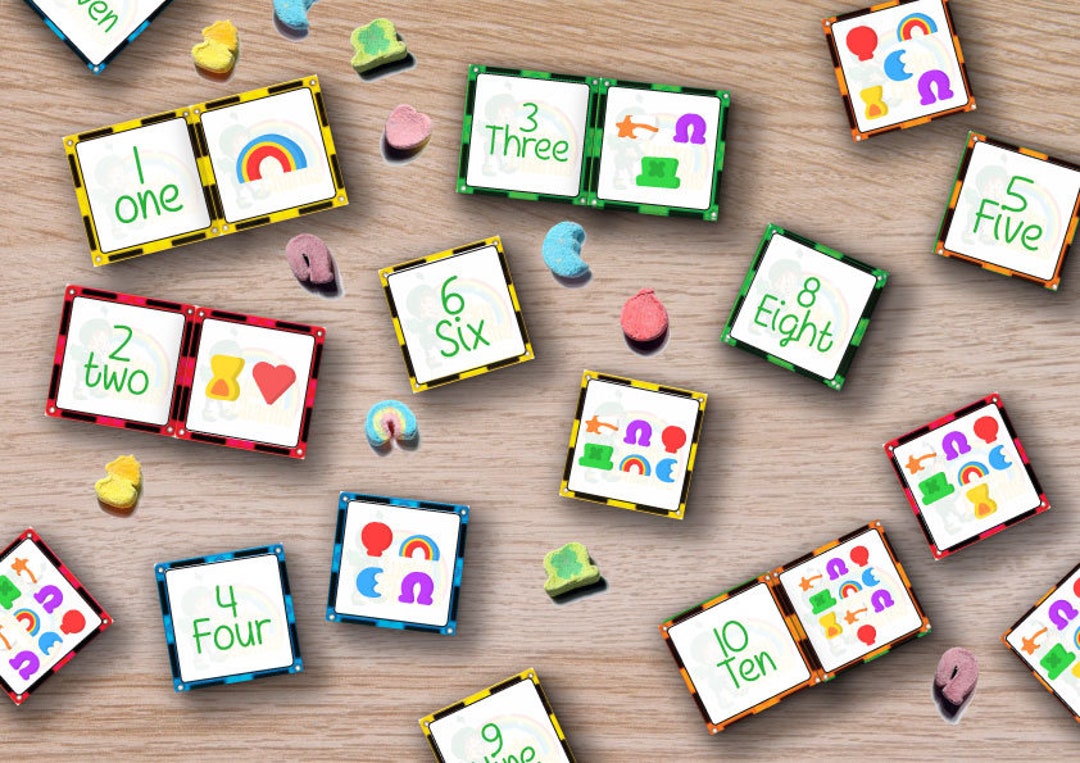 Magnatile Printable Toppers Lucky Charms Counting and Number ...