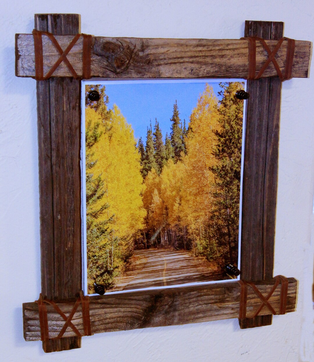 Rustic Wood Picture Frame - Etsy