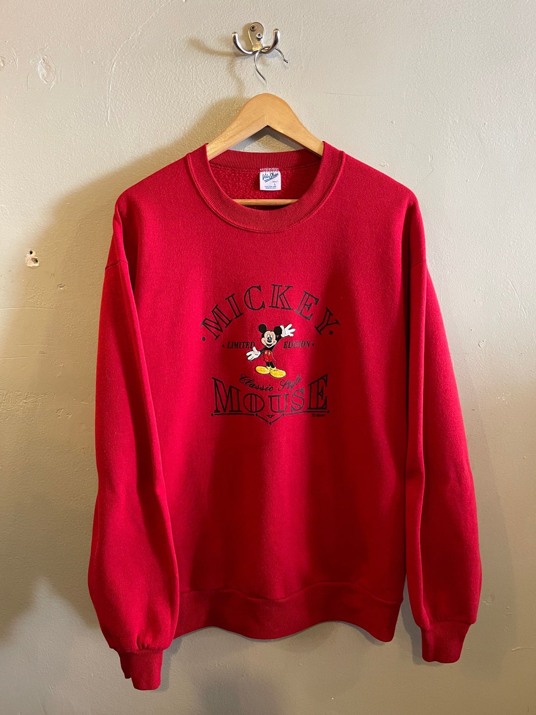 MICKEY Mouse / Disney Vintage / Big Red Mickey / Genuine - Etsy