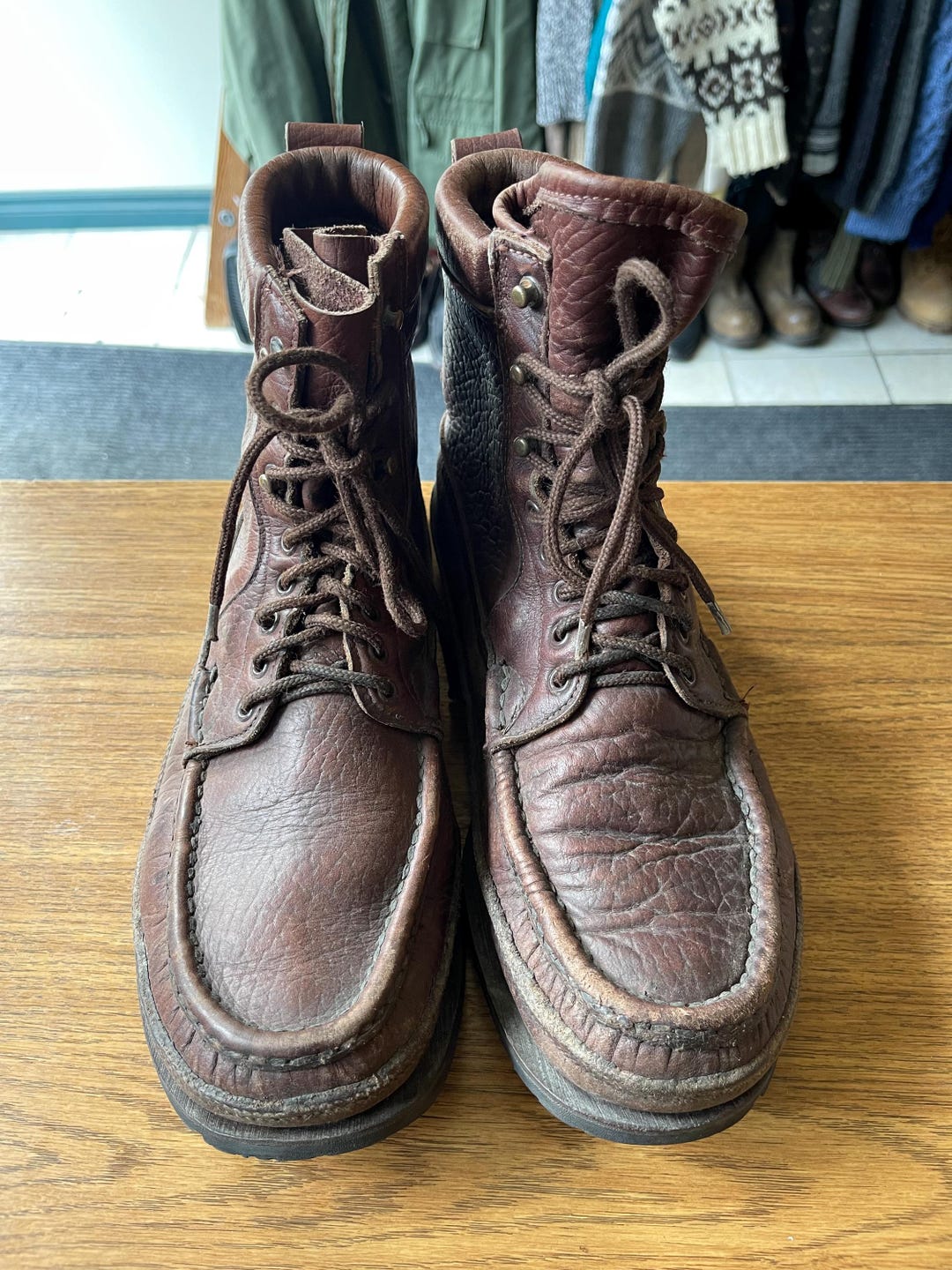 RUSSELL / Moccasin Company / Made in USA / Outdoor Boots / All Leather ...