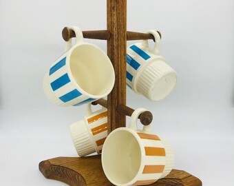 Wooden Mug Tree - Etsy