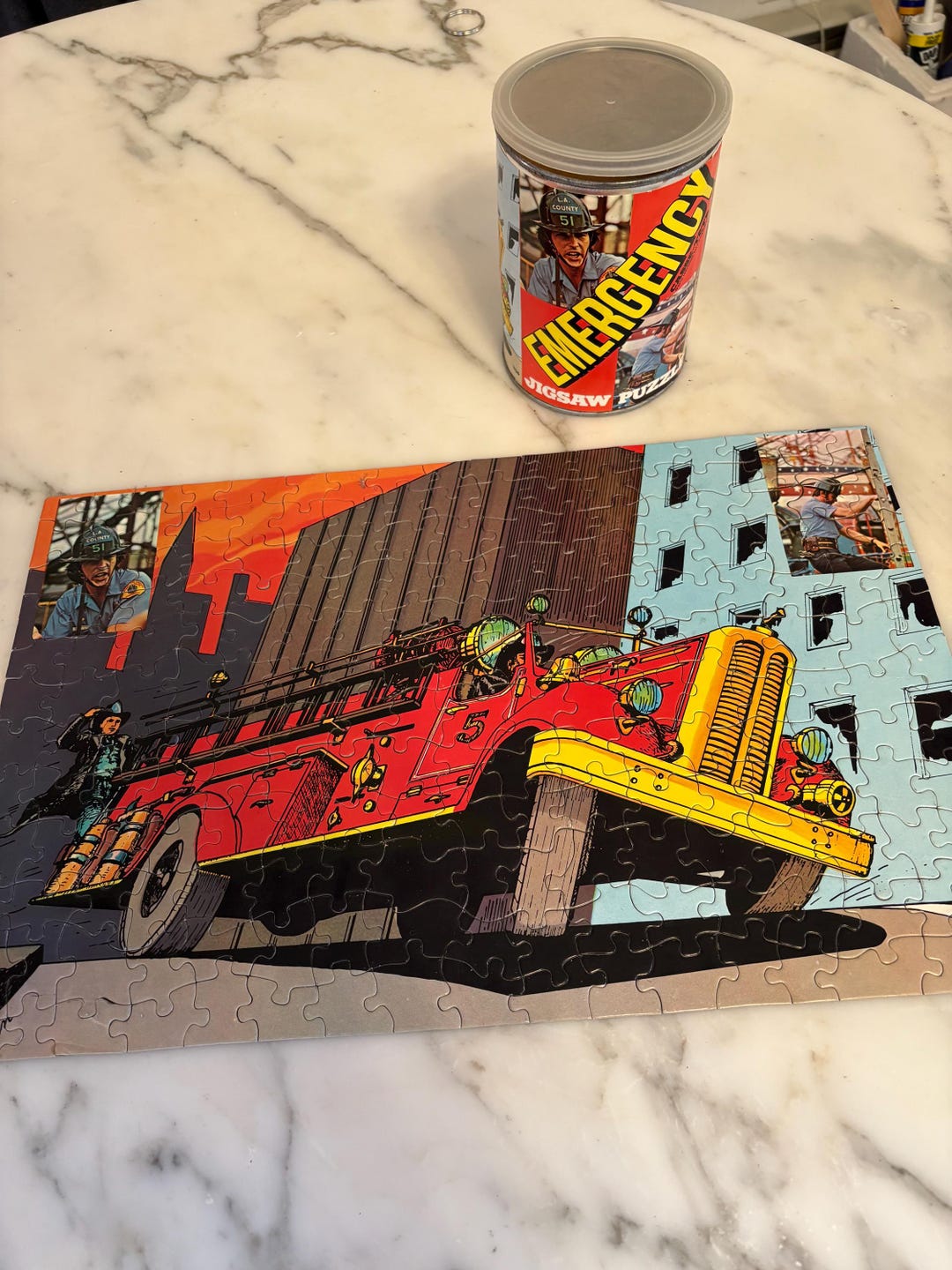 Emergency TV Show Vintage Jigsaw Puzzle , the Pumper - Etsy