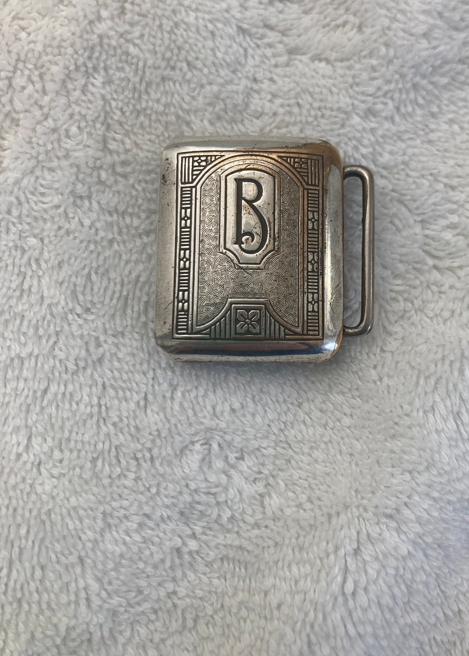 Vintage Hickok Initial B Belt Buckle Art Deco Monogram - Etsy
