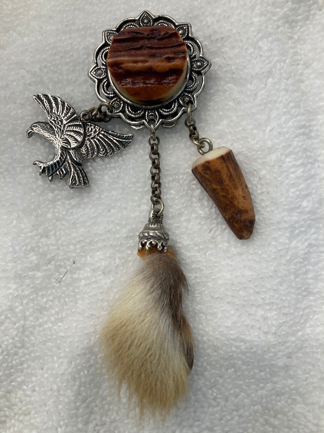 Vintage Alpine Hiking Pins Rabbit Tail, Eagle and Staghorn - Etsy