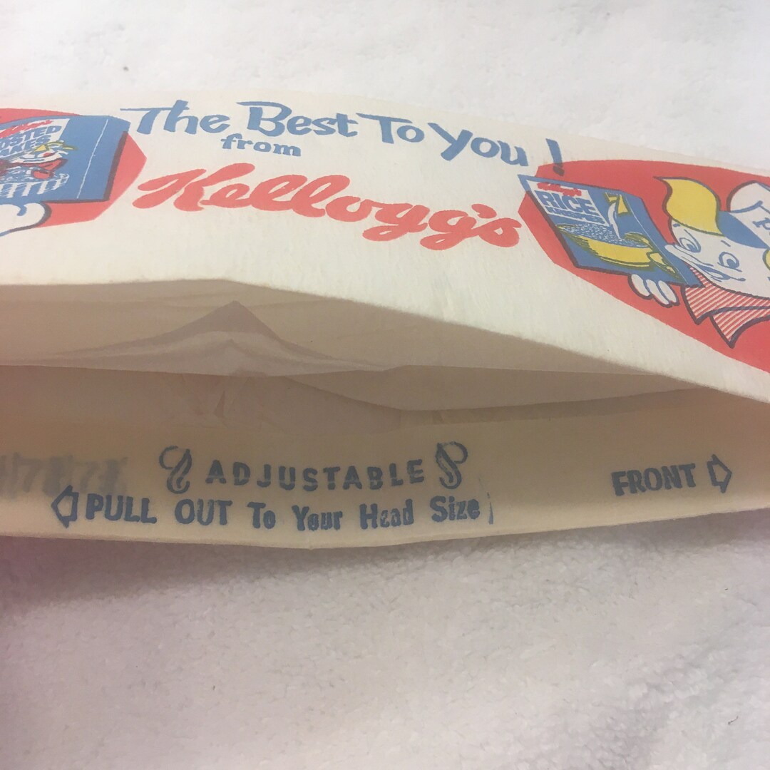 Vintage Advertising Piece, 1960's Kellogg's Paper Hat, - Etsy