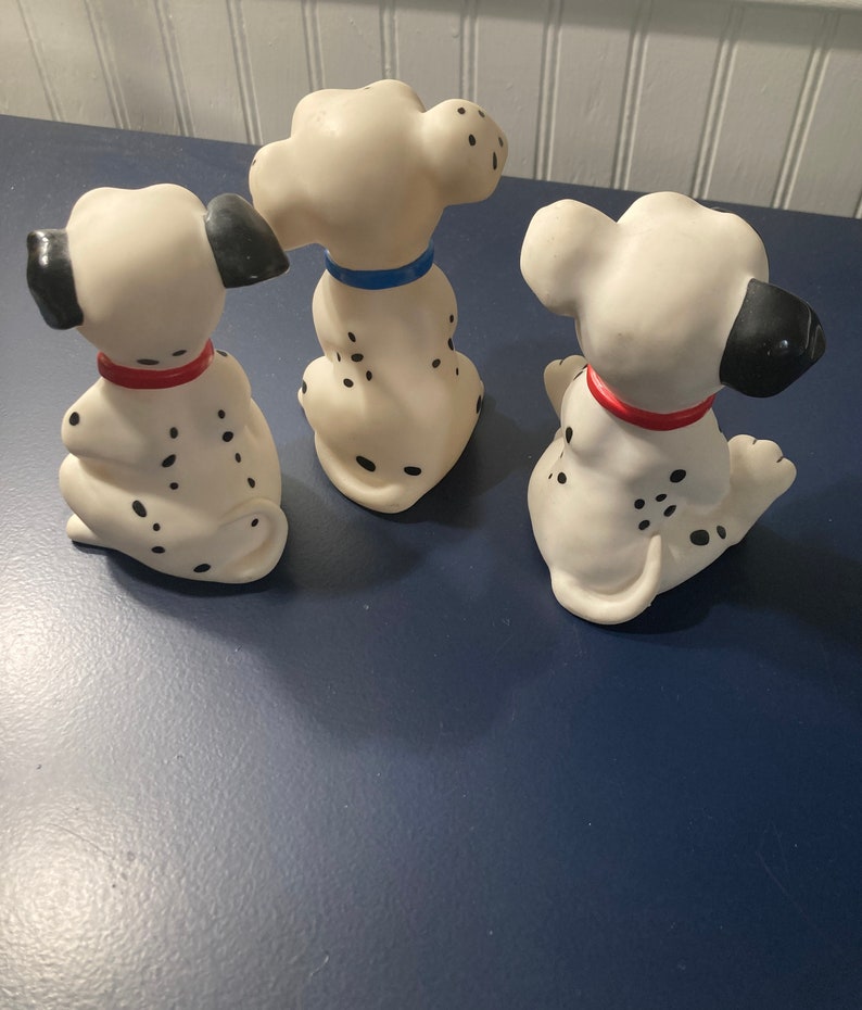 Disney, Vintage Rubber Disney 101 Dalmations Squeak Toys, Set of 3 - Etsy