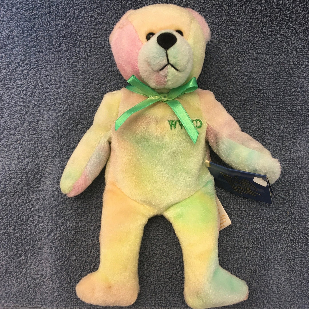 Holy Bears Plush Stuffed Sheldon Remembrance Bear WWJD 1999 With Tags ...