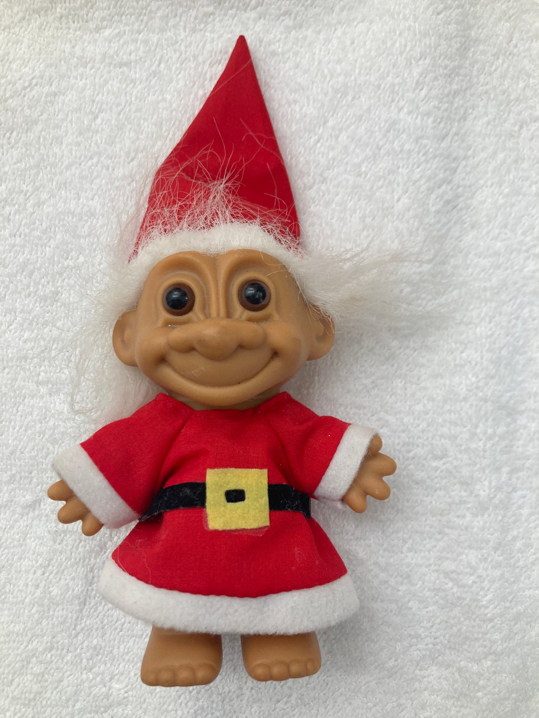 Vintage RUSS SANTA Troll Doll, Christmas, Mr. Claus 4" Holiday Hat - Etsy
