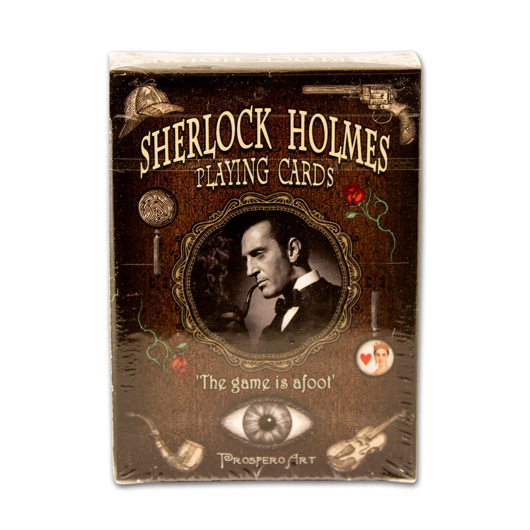 Sherlock Holmes Playing Cards, Dr. Watson, Sir Arthur Conan Doyle ...