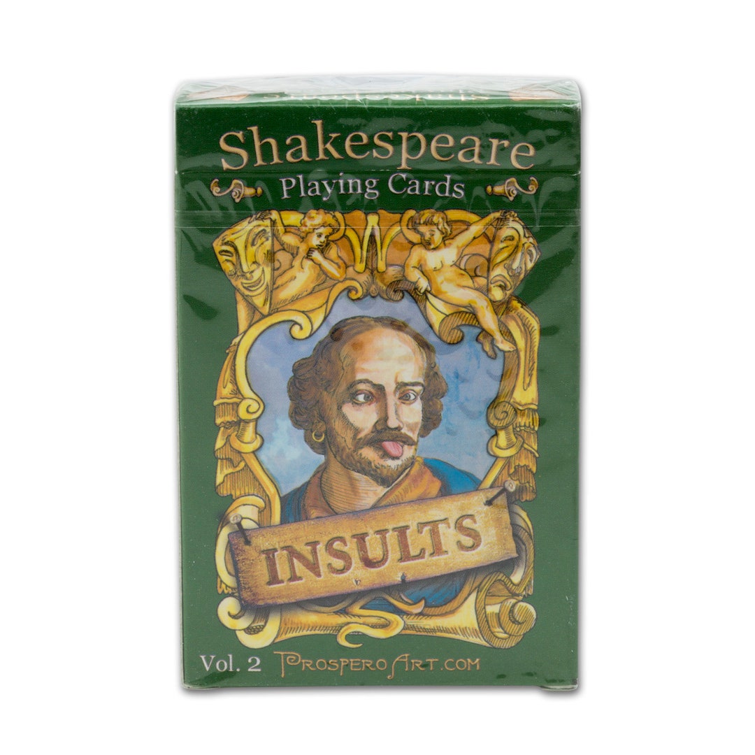 Shakespeare "insults" Playing Cards, Hamlet, Romeo and Juliet, King ...
