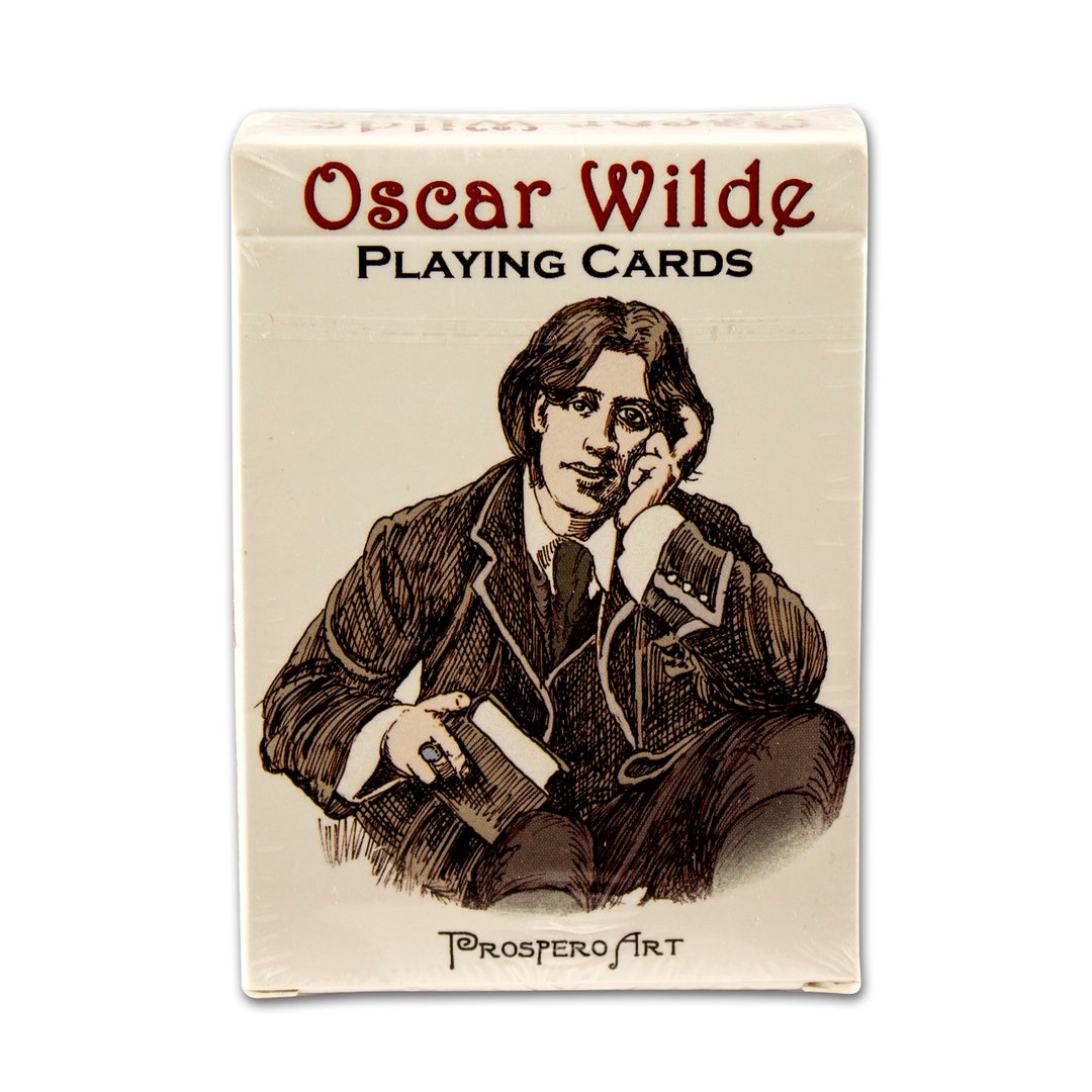 Oscar Wilde Playing Cards - Poker Cards - Irish Wit, Author, Poet ...