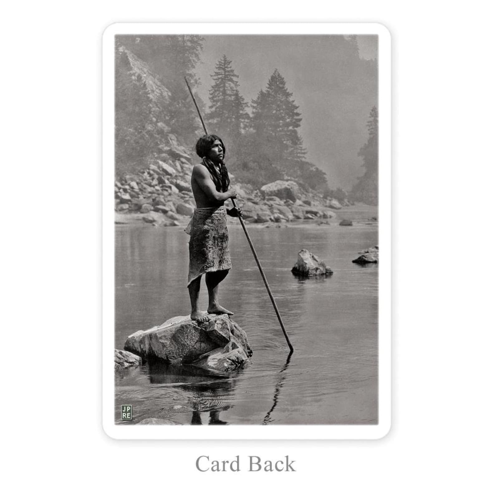 Native American Playing Cards - Edward Curtis - Etsy