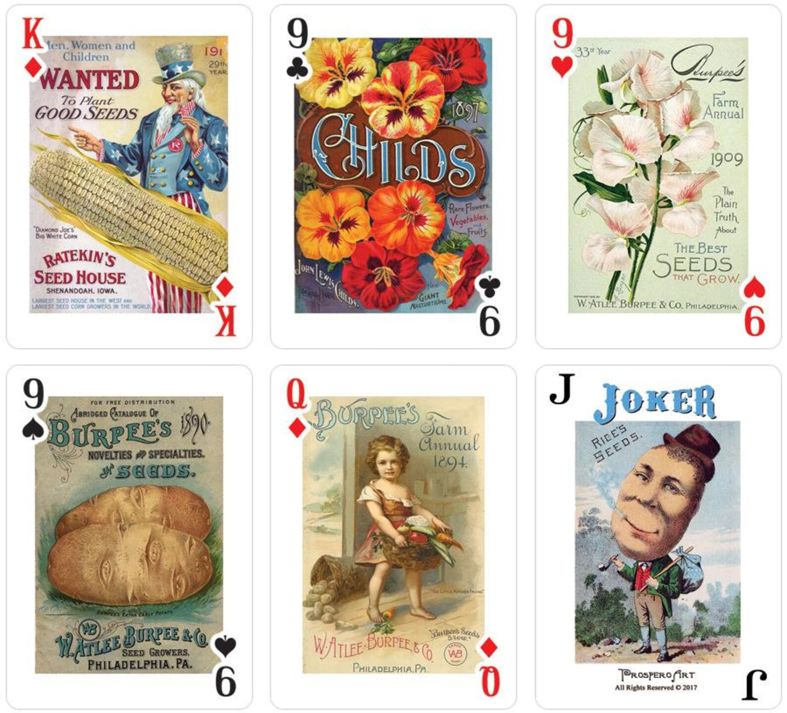 Garden & Flowers Playing Cards - Etsy