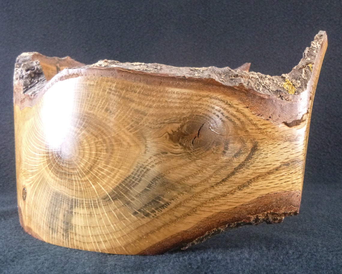 Wood Sculpture 424 Table, Through-the-pith Red Oak Burl With Live Edge ...