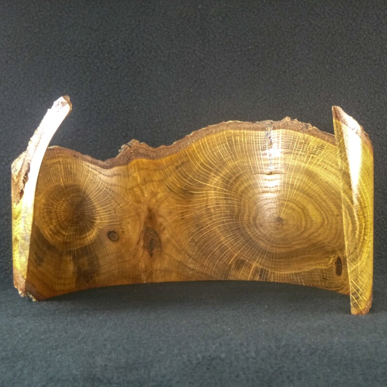 Wood Sculpture 424 Table, Through-the-pith Red Oak Burl With Live Edge ...