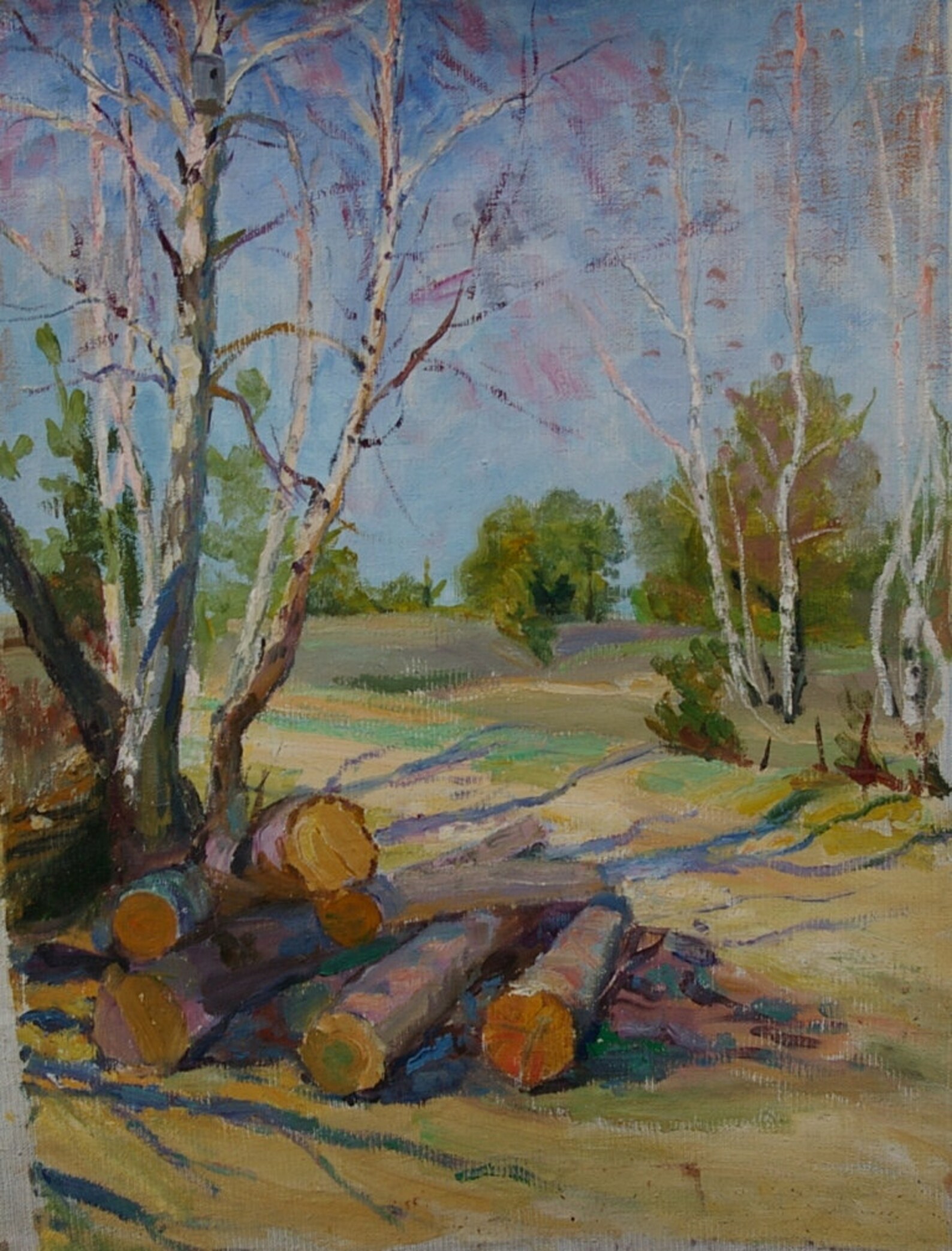 Impressionism Forest Landscape Woodland Scenery Antique Oil - Etsy