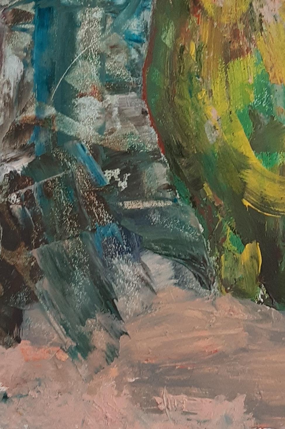 Abstract Painting Avant-garde Expressionisme Antique Oil - Etsy