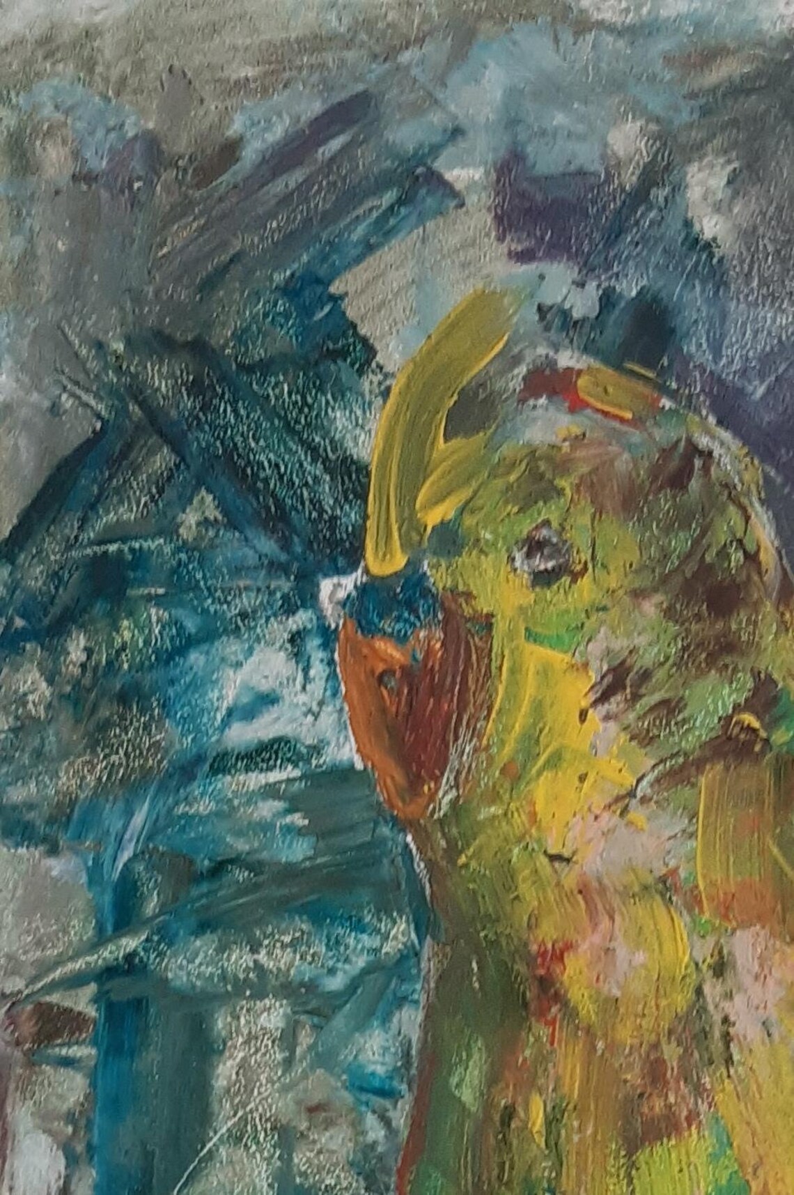 Abstract Painting Avant-garde Expressionisme Antique Oil - Etsy