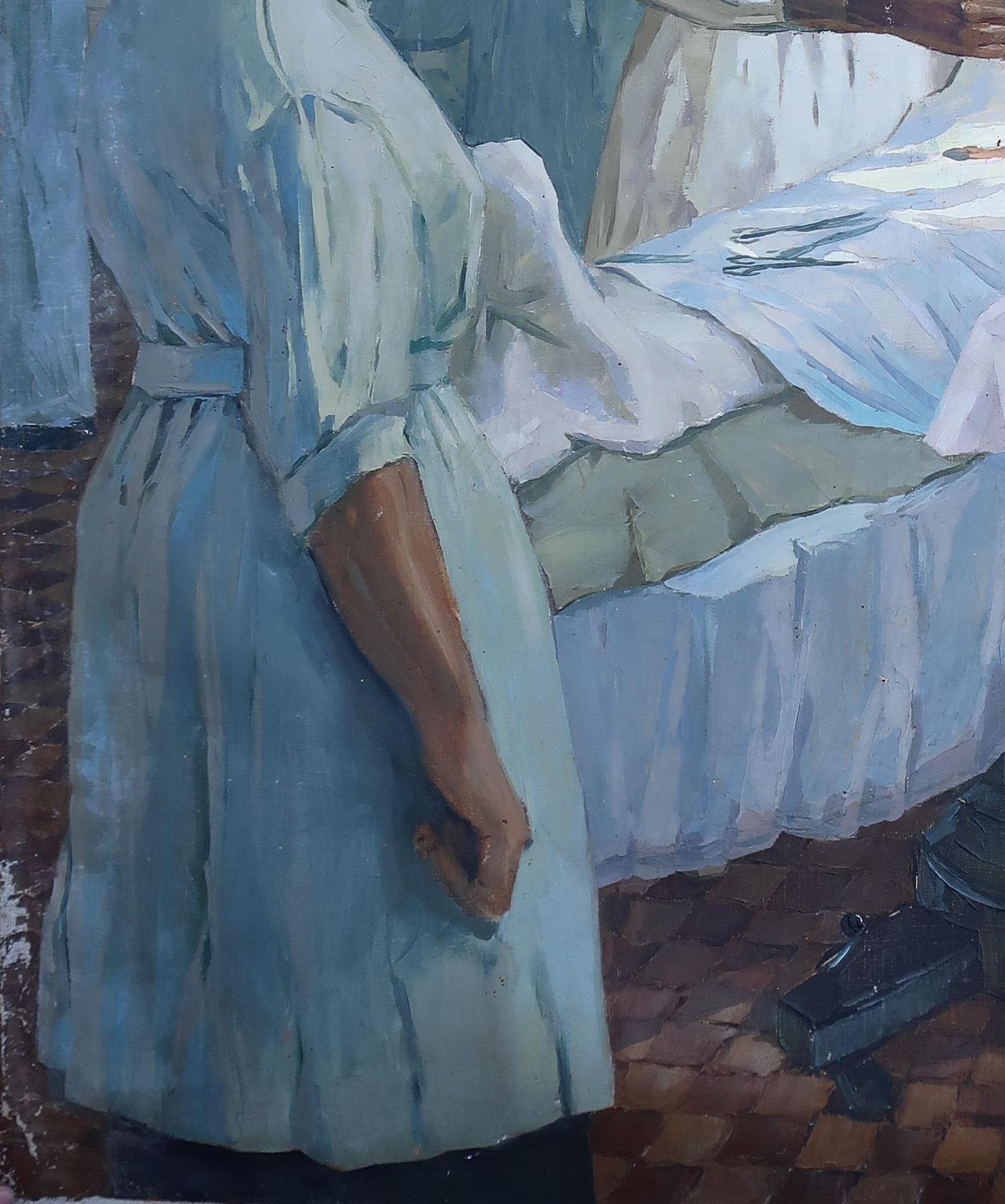 Soviet Scientists Science Antique Oil Painting Original - Etsy