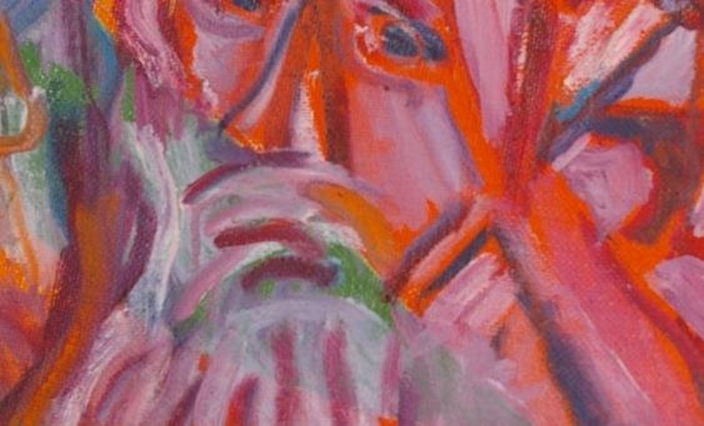 Abstract Painting Avant-garde Expressionisme Antique Oil - Etsy