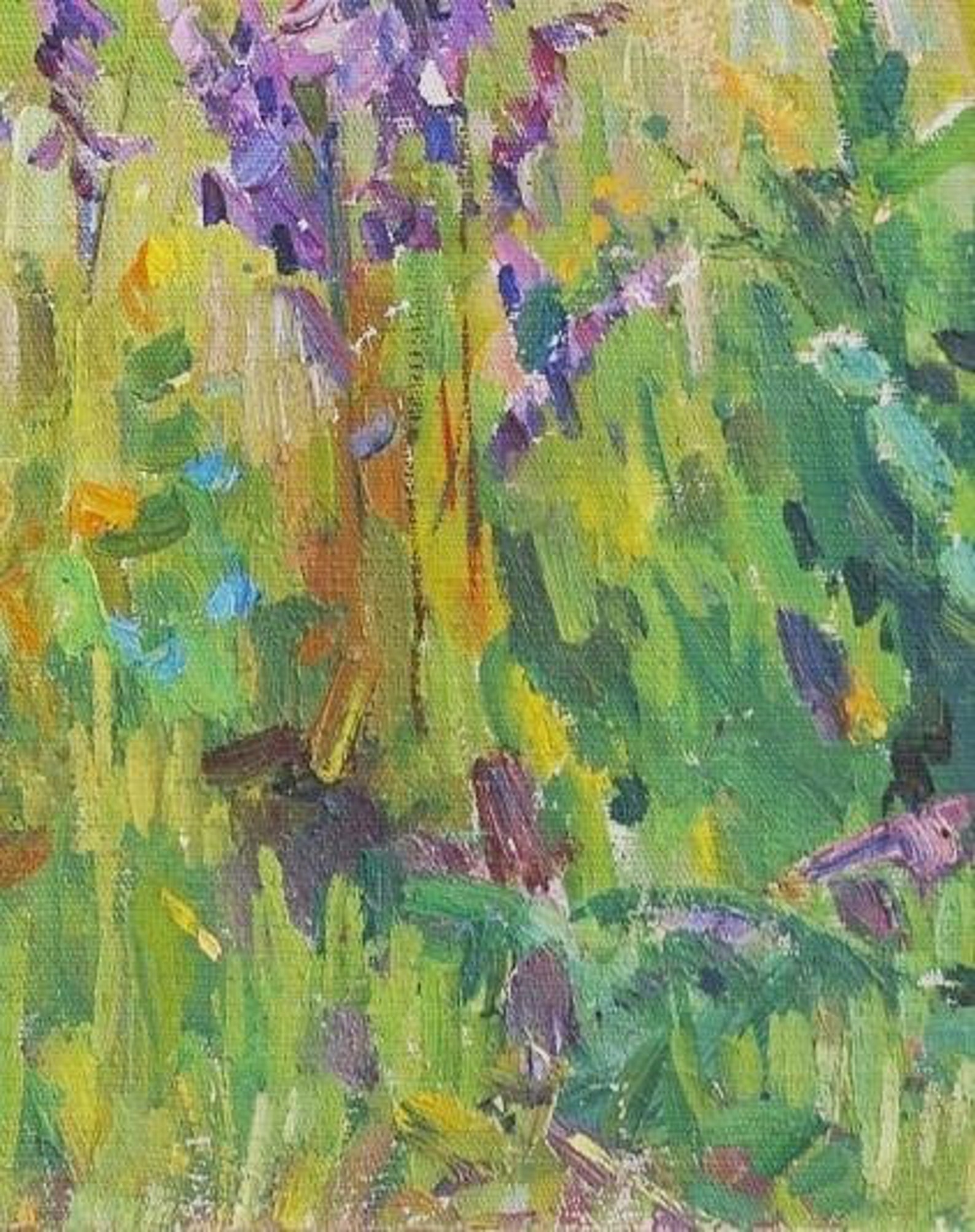 Impressionism Forest Landscape Woodland Scenery Antique Oil | Etsy