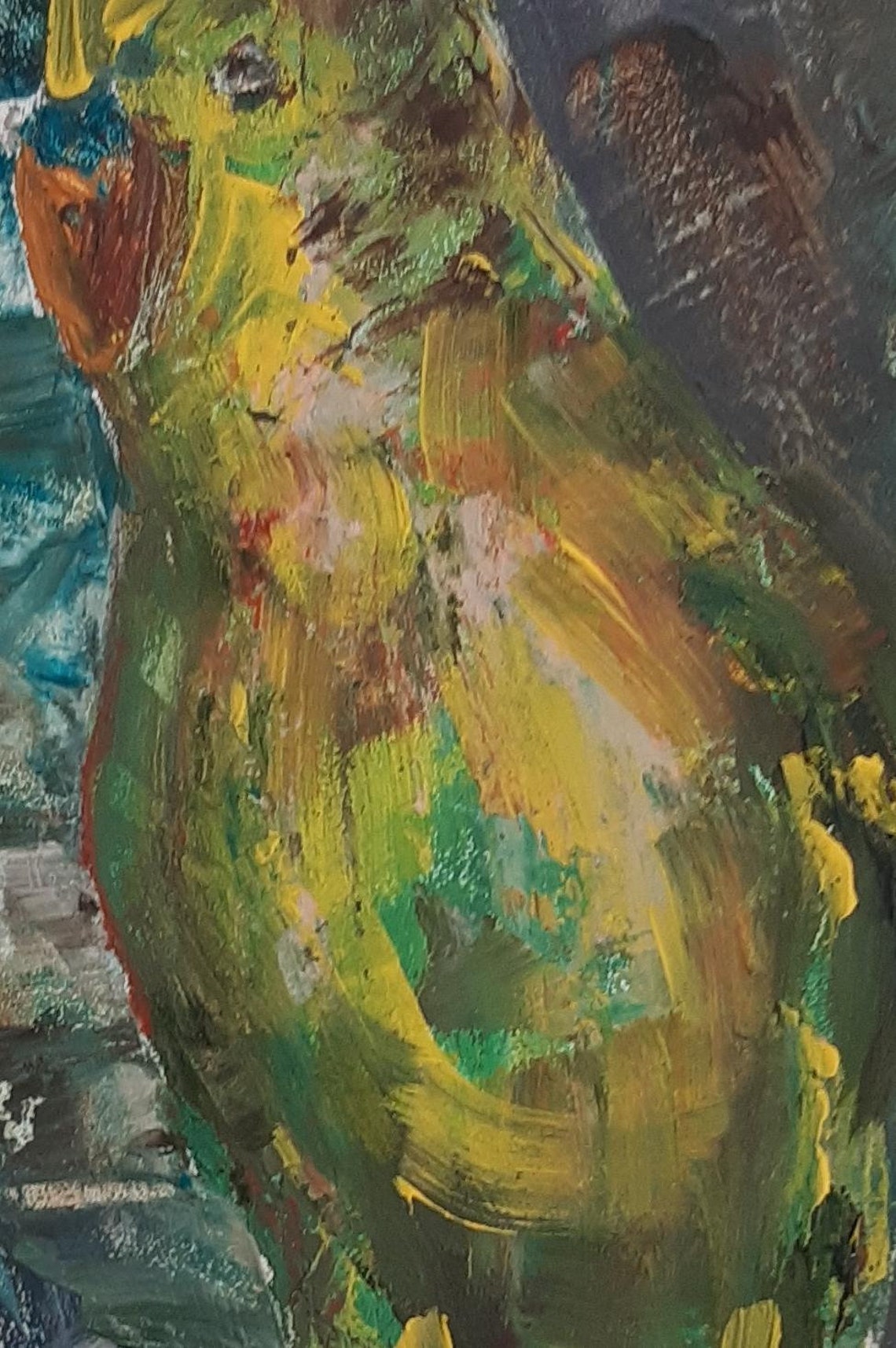 Abstract Painting Avant-garde Expressionisme Antique Oil - Etsy