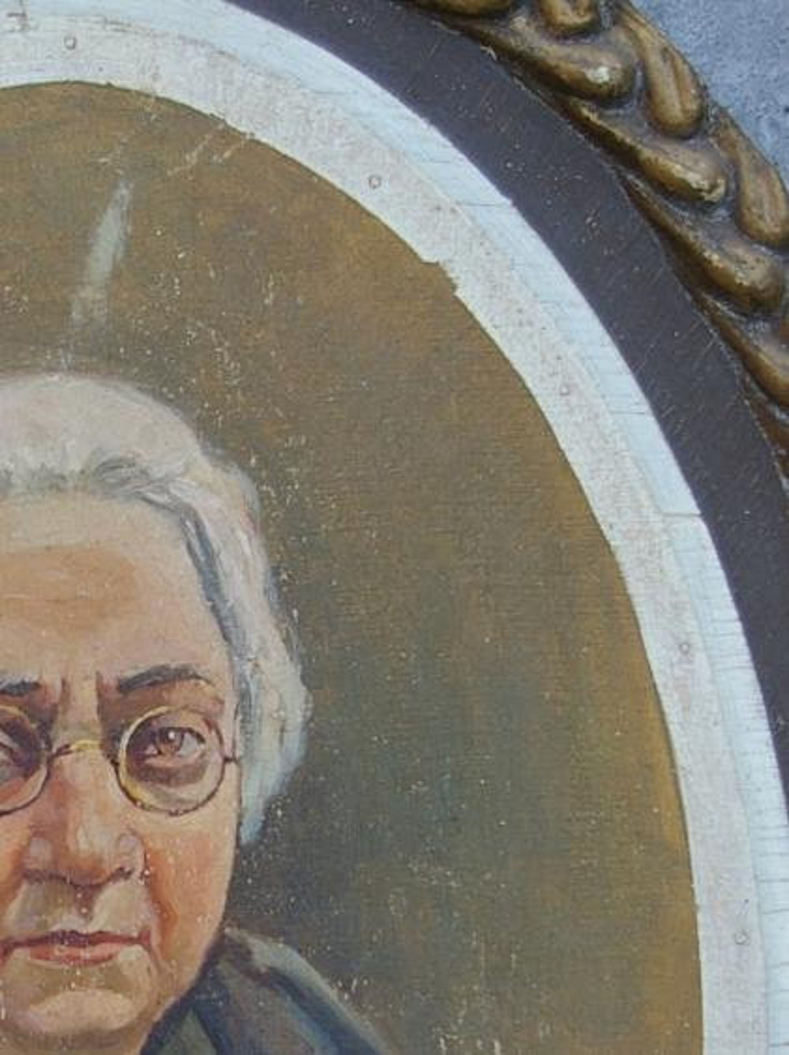 Nadezhda Krupskaya Portrait Large Male Portrait Antique Oil Painting ...