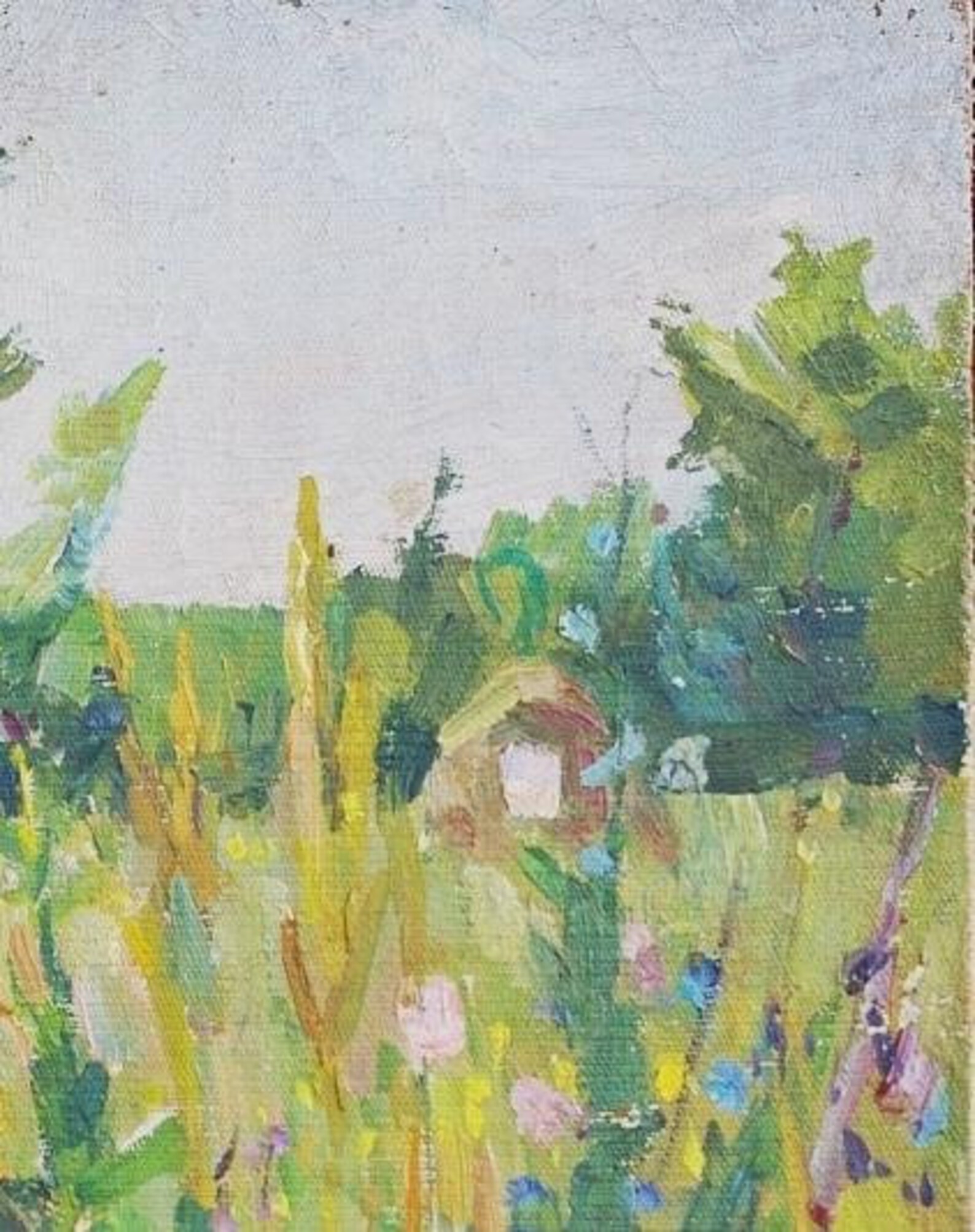 Impressionism Forest Landscape Woodland Scenery Antique Oil - Etsy