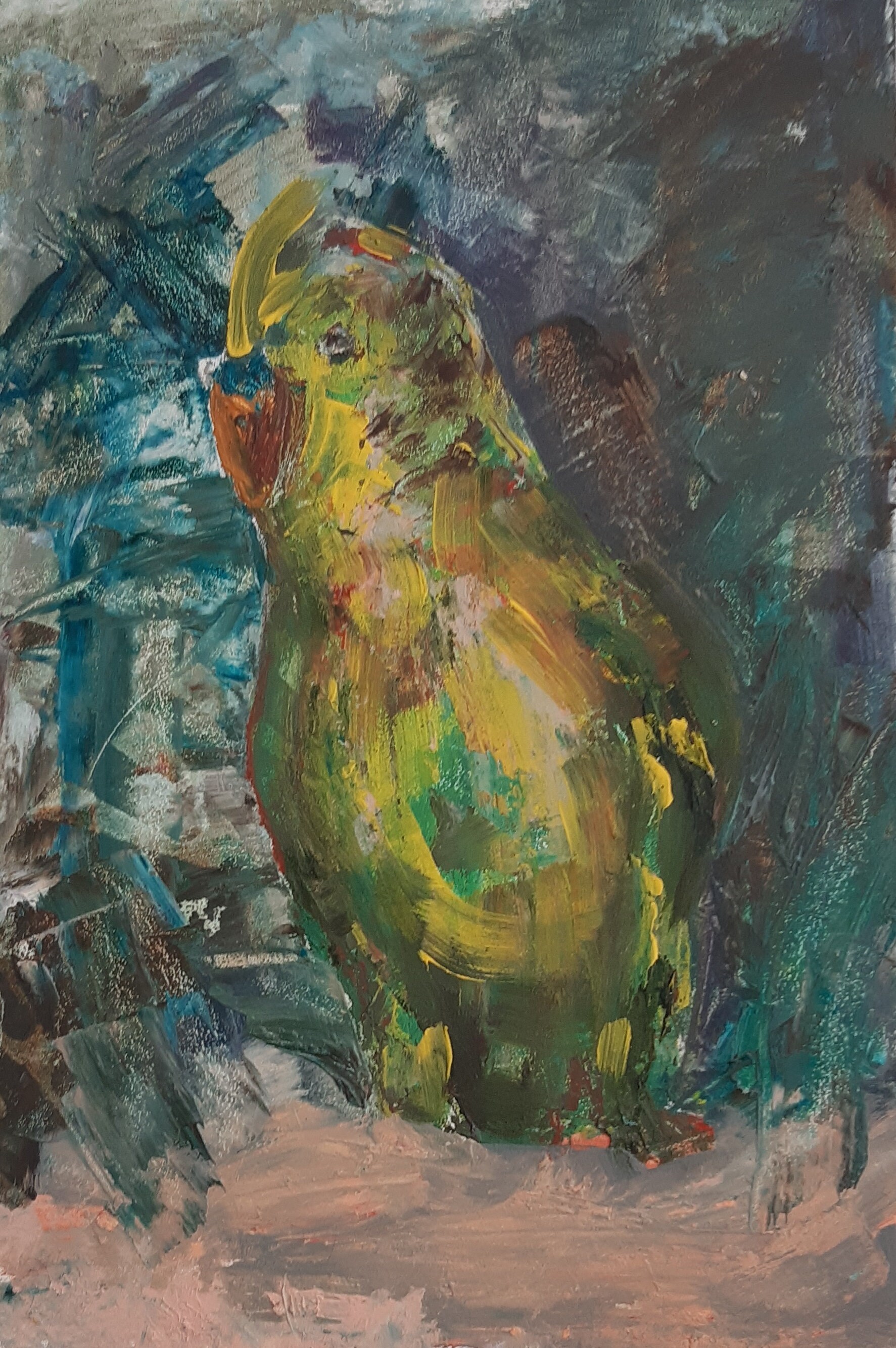 Abstract Painting Avant-garde Expressionisme Antique Oil - Etsy