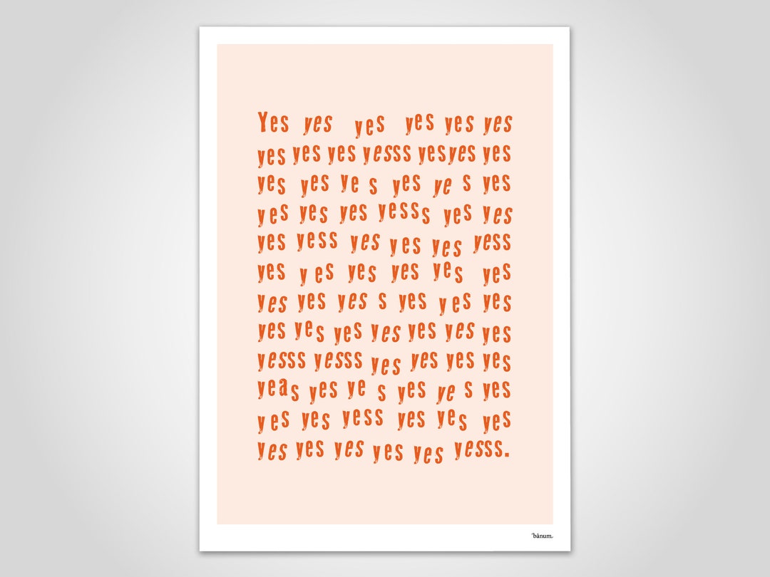 Banum Yes — Poster, Poster Ja Motivation, Poster You are great, Poster ...