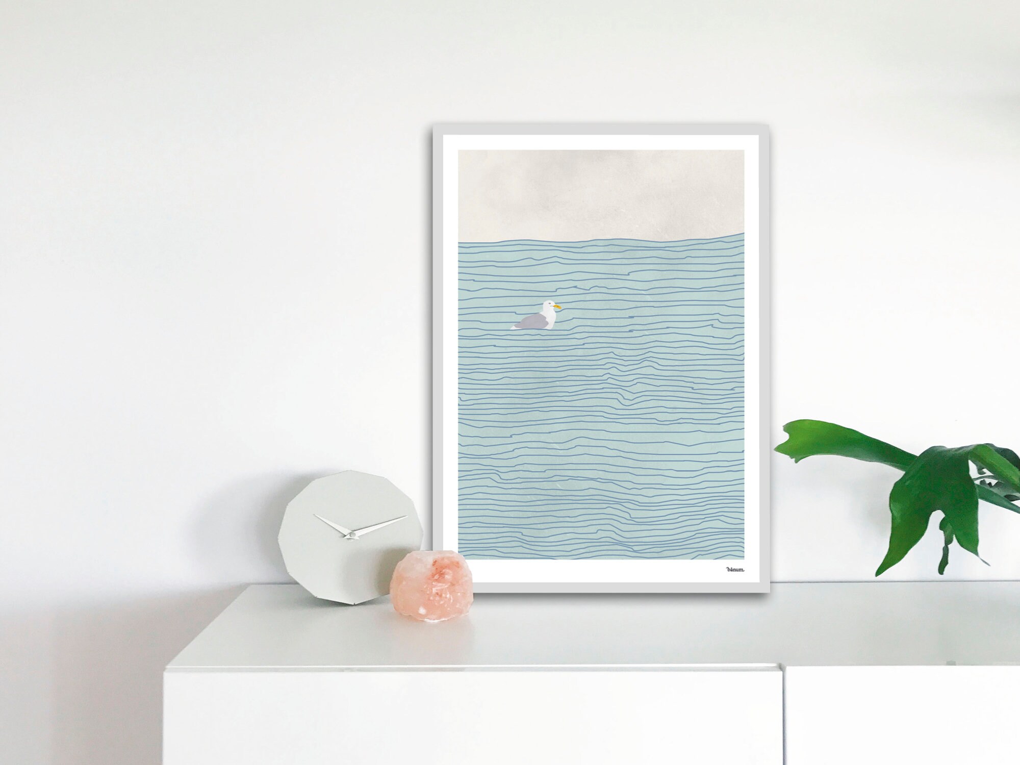 Banum Möwe N1 Poster Möwe Bilder Maritim Kunstdrucke | Etsy