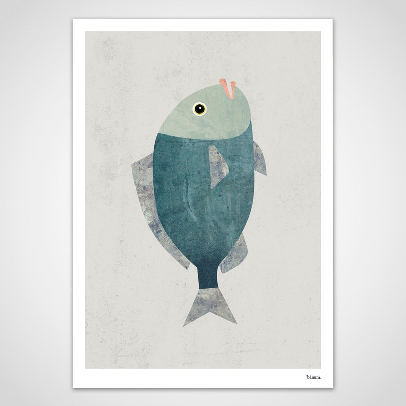 Fish Poster - Etsy