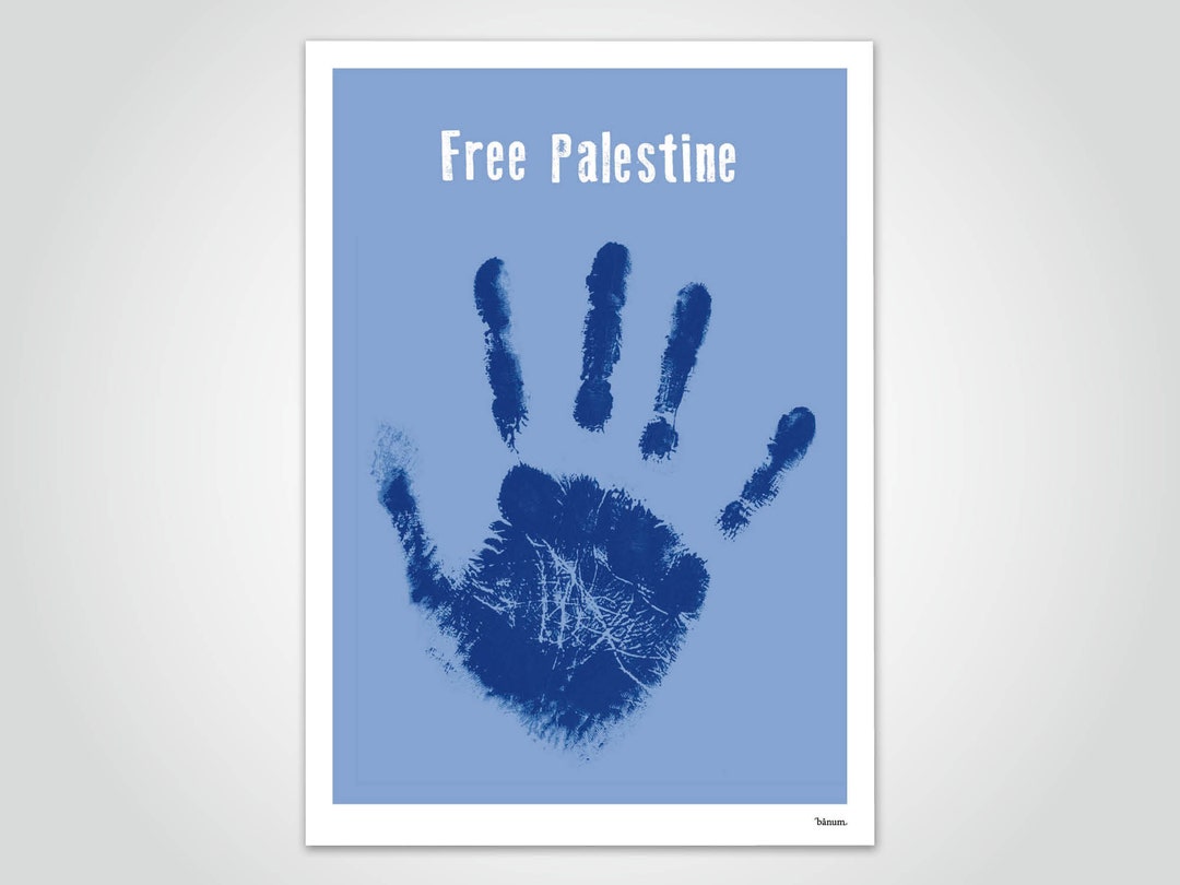 Banum Free Palestine N5 Poster Palästina, Poster Free Palästina, Poster ...