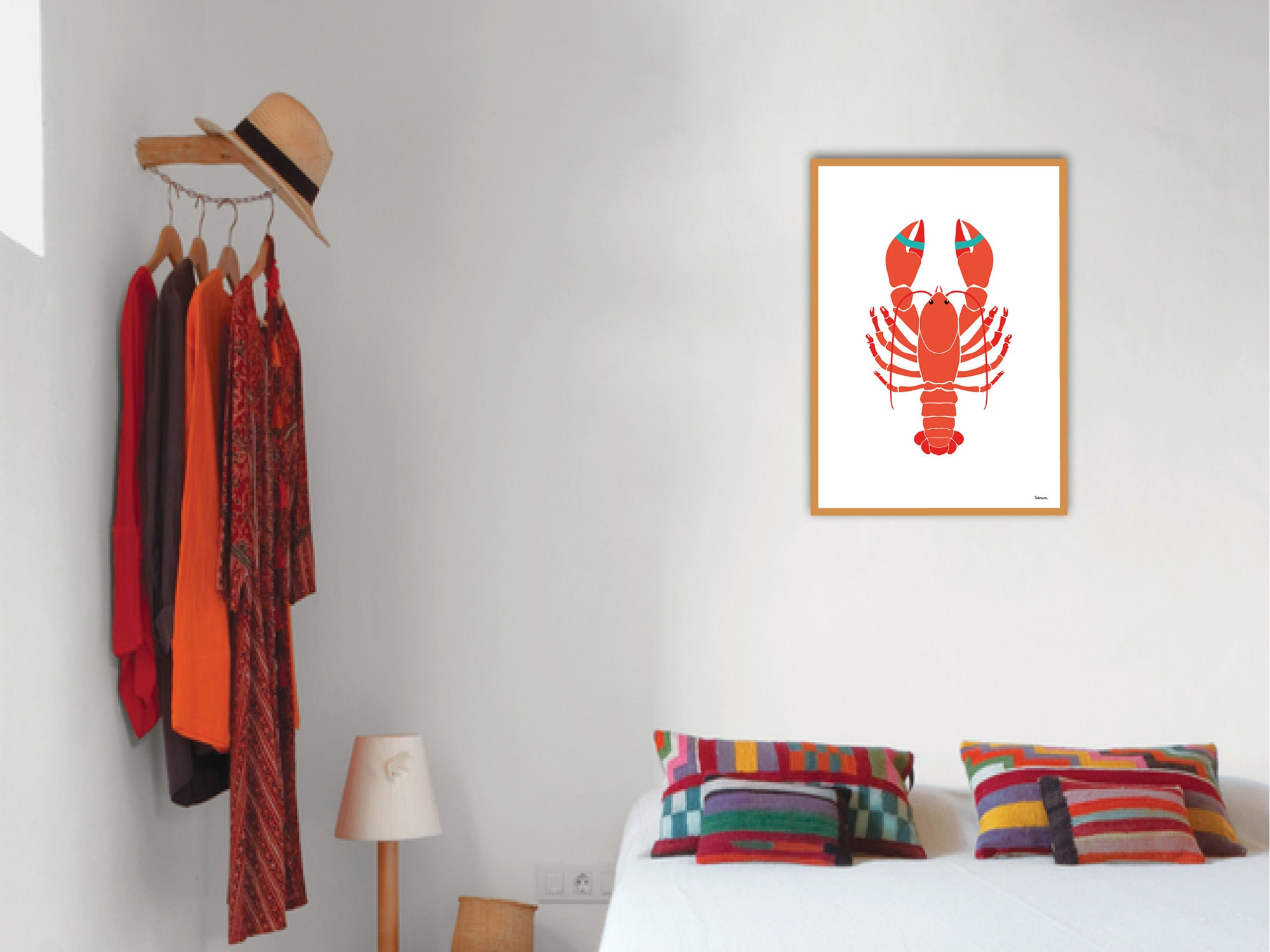 Banum Hummer Poster Hummer Kunstdruck Küche Bild Hummer - Etsy.de