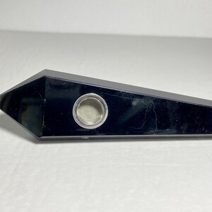 81.9g, Genuine Obsidian Decorative Stone “pipe”, Ethically Sourced - Etsy