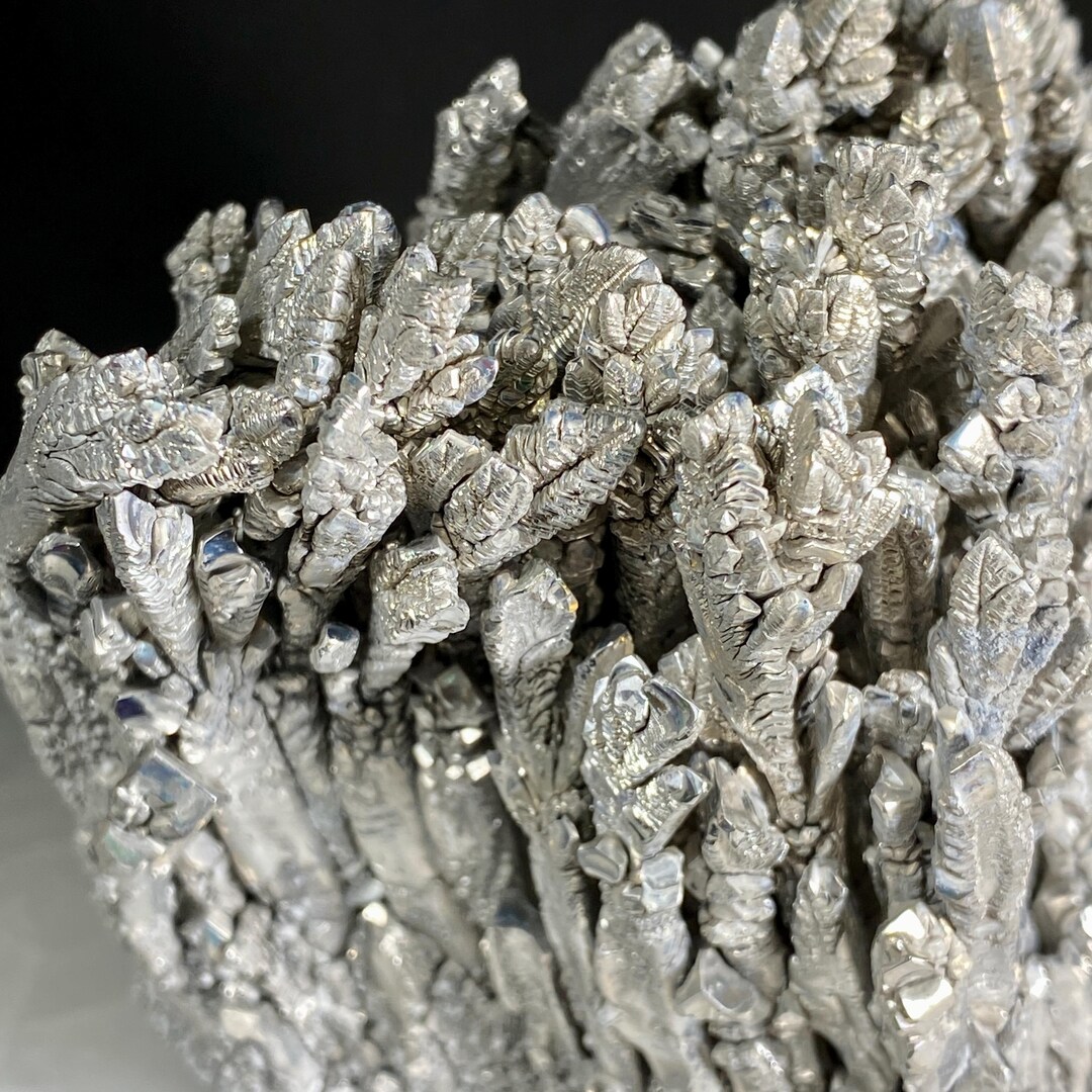 1.0# Amazing Natural Magnesium Metal /mineral Crystal Clusters, Silver ...