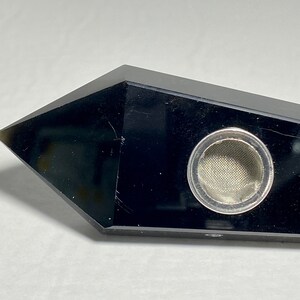 81.9g, Genuine Obsidian Decorative Stone “pipe”, Ethically Sourced - Etsy